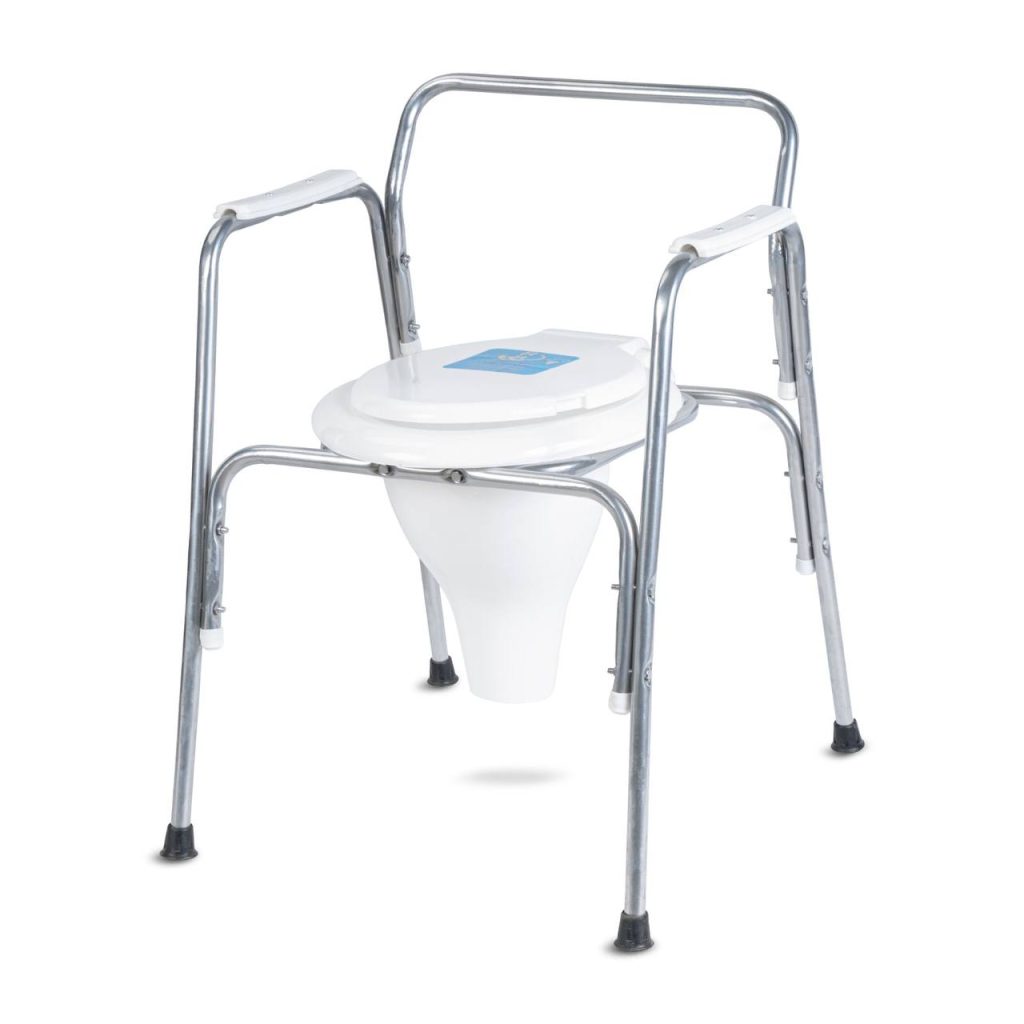 Fixed Aluminium Commode Toilet Seat – Shakhes-Teb Co.