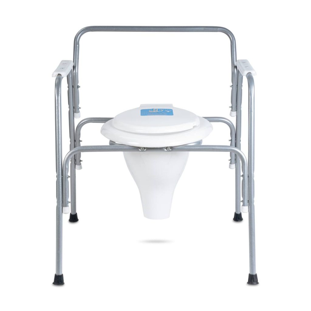 Fixed Aluminium Commode Toilet Seat (Large) – Shakhes-Teb Co.