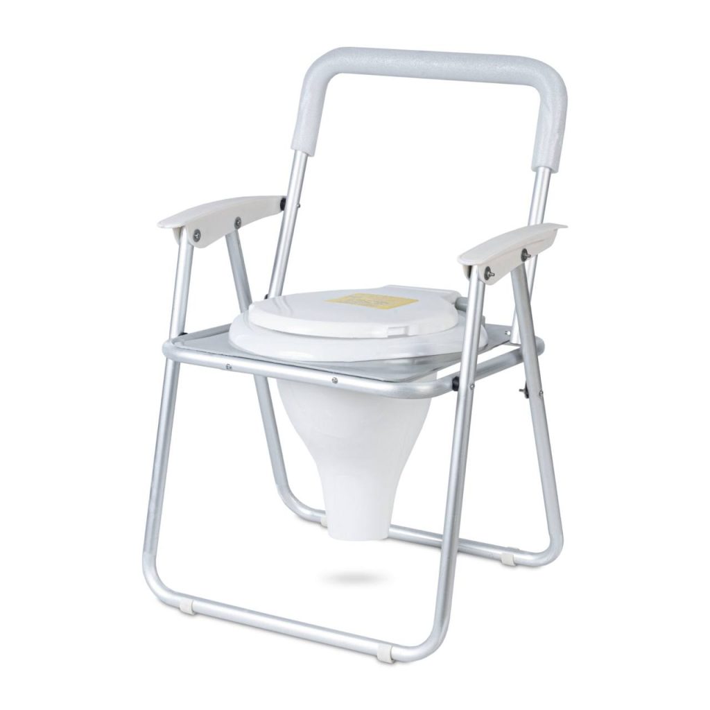 Foldable Aluminium Commode Toilet Seat – Shakhes-Teb Co.